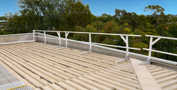 Roof Safety Guard Rails: Top Roof Access Hatch with Ladder