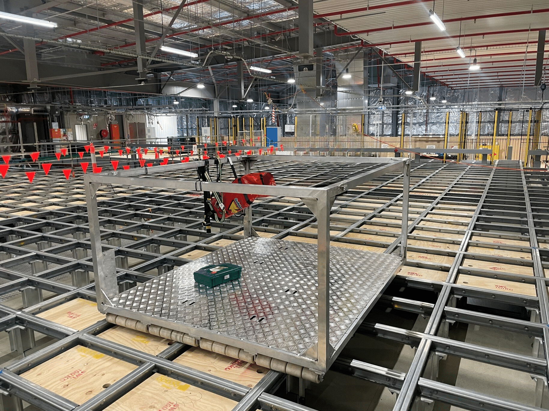 Custom Height Safety Solutions for Coles’ Automated Warehouse